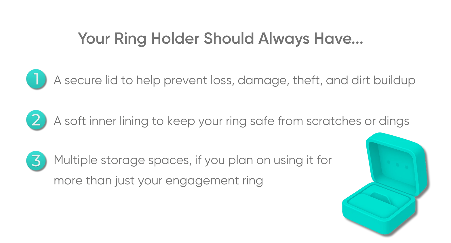 The Best Types of Engagement Ring Storage | BriteCo Jewelry Insurance